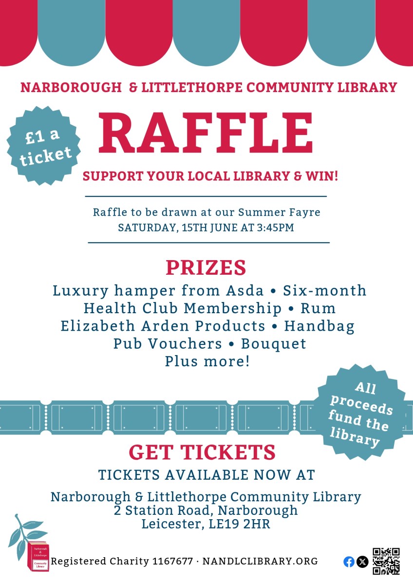 Summer Raffle Tickets on Sale! – Narborough and Littlethorpe Community ...